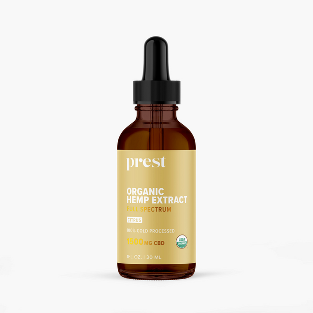 COLD PRESSED CBD HEMP OIL USDA ORGANIC CBD – PREST ORGANICS